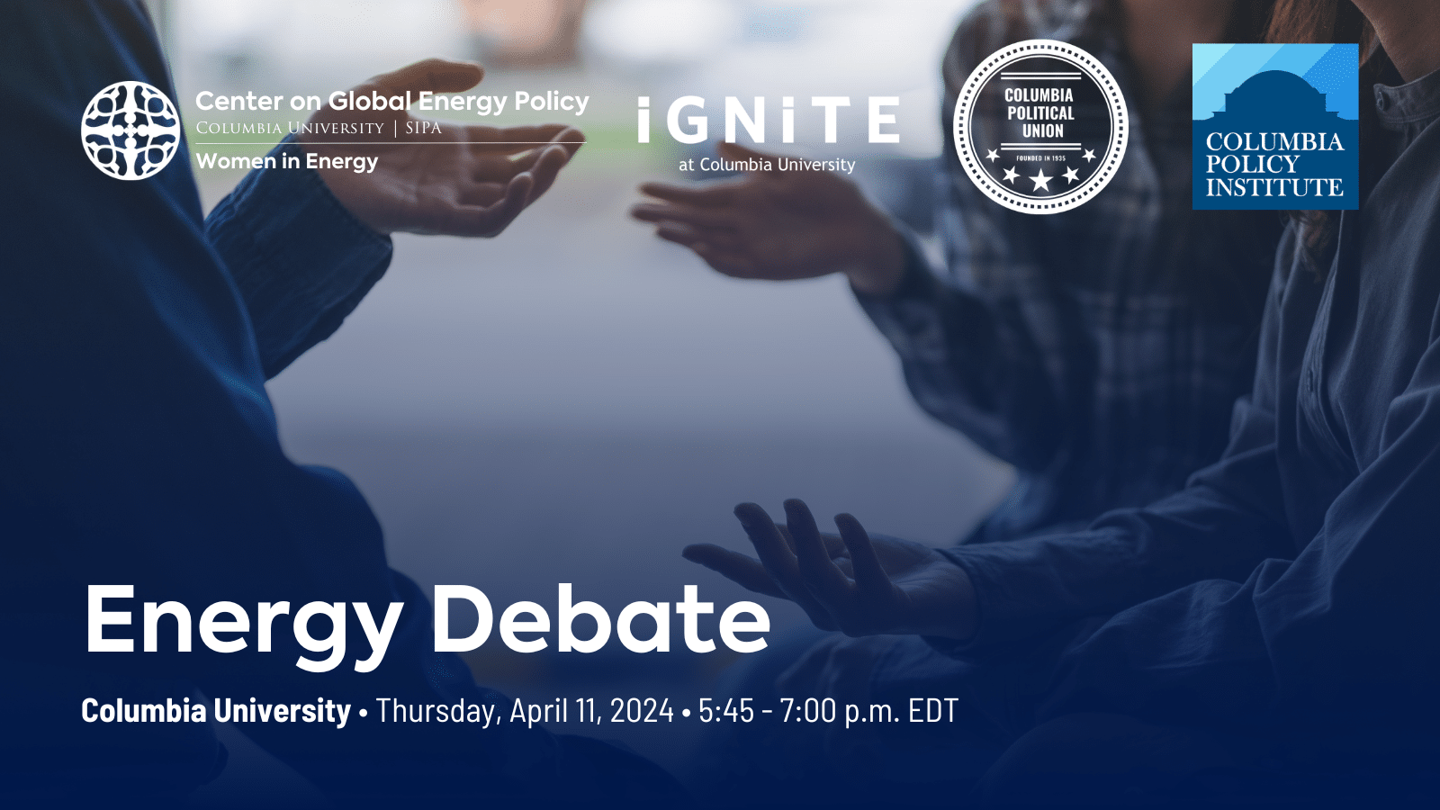 Energy Debate - Center on Global Energy Policy at Columbia University ...