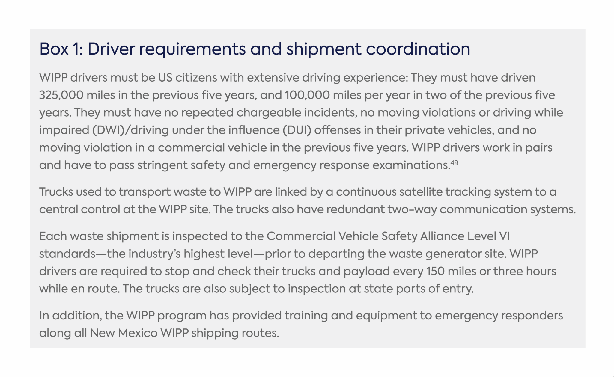 WIPP Lessons for State and Local Officials Considering Hosting a ...